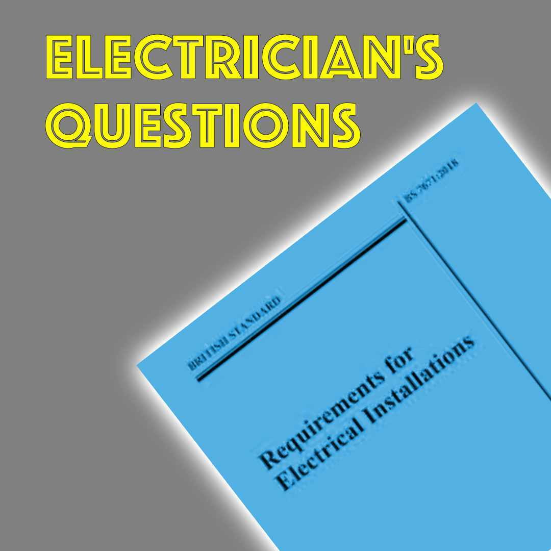 Electrician's questions